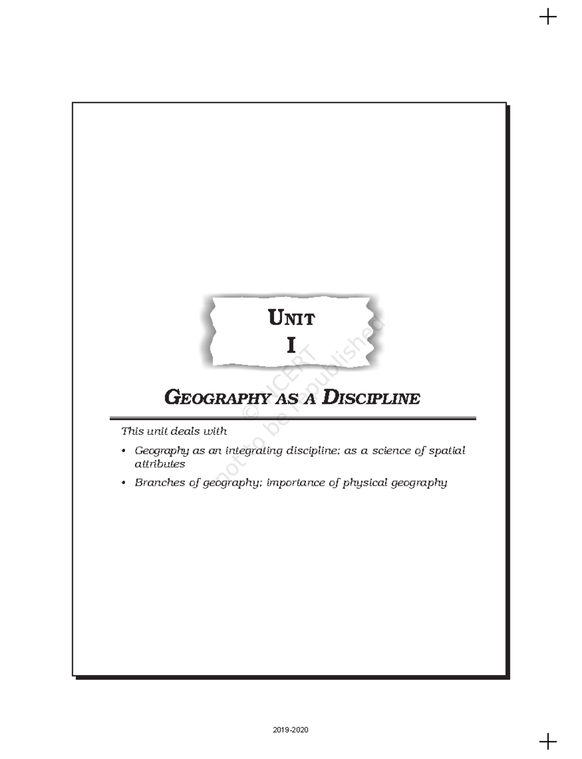 Geography as a Discipline - GEOGRAPHY AS A DISCIPLINE This unit deals ...