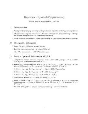 Ugeopgave 2 AD - Ugeopgave 2 - Algoritmer og Datastrukturer 1 Task 1 ...