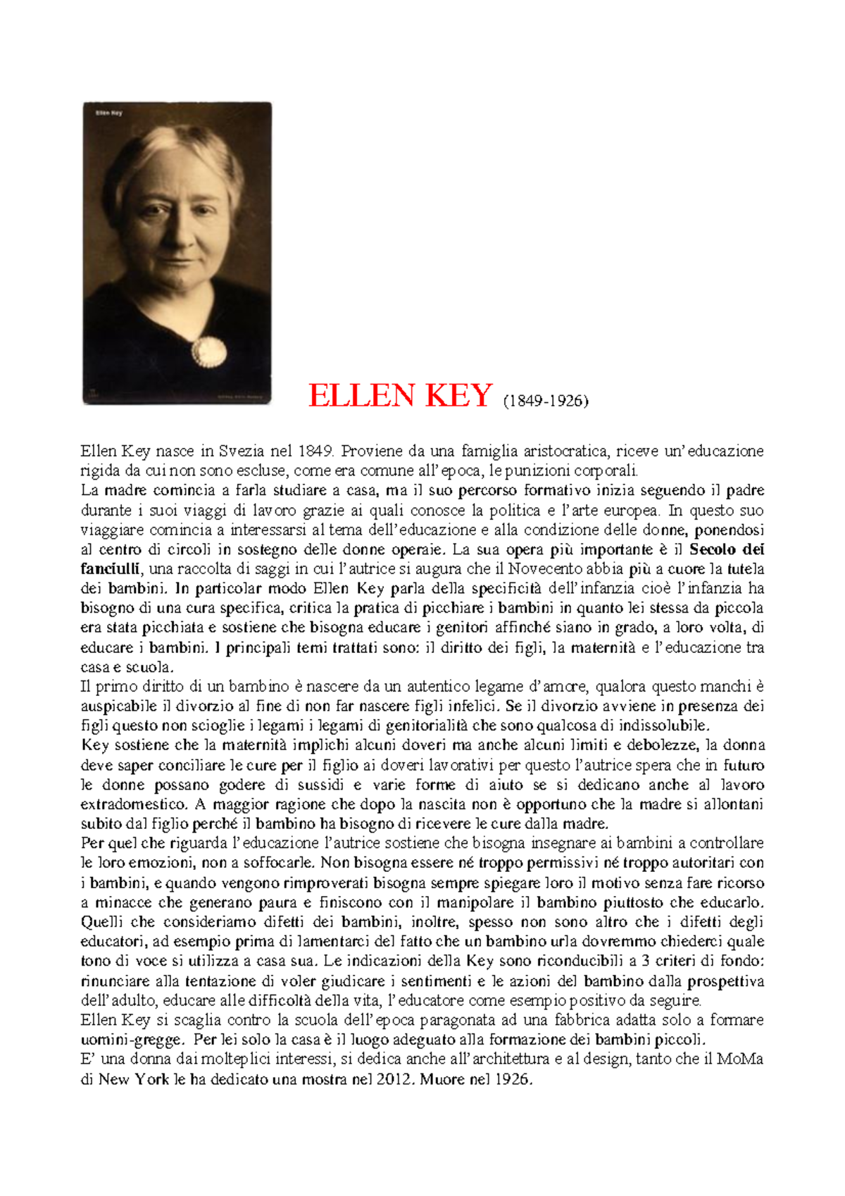 IN Altra LUCE - si parla delle pedagogiste presenti nel libro - ELLEN ...
