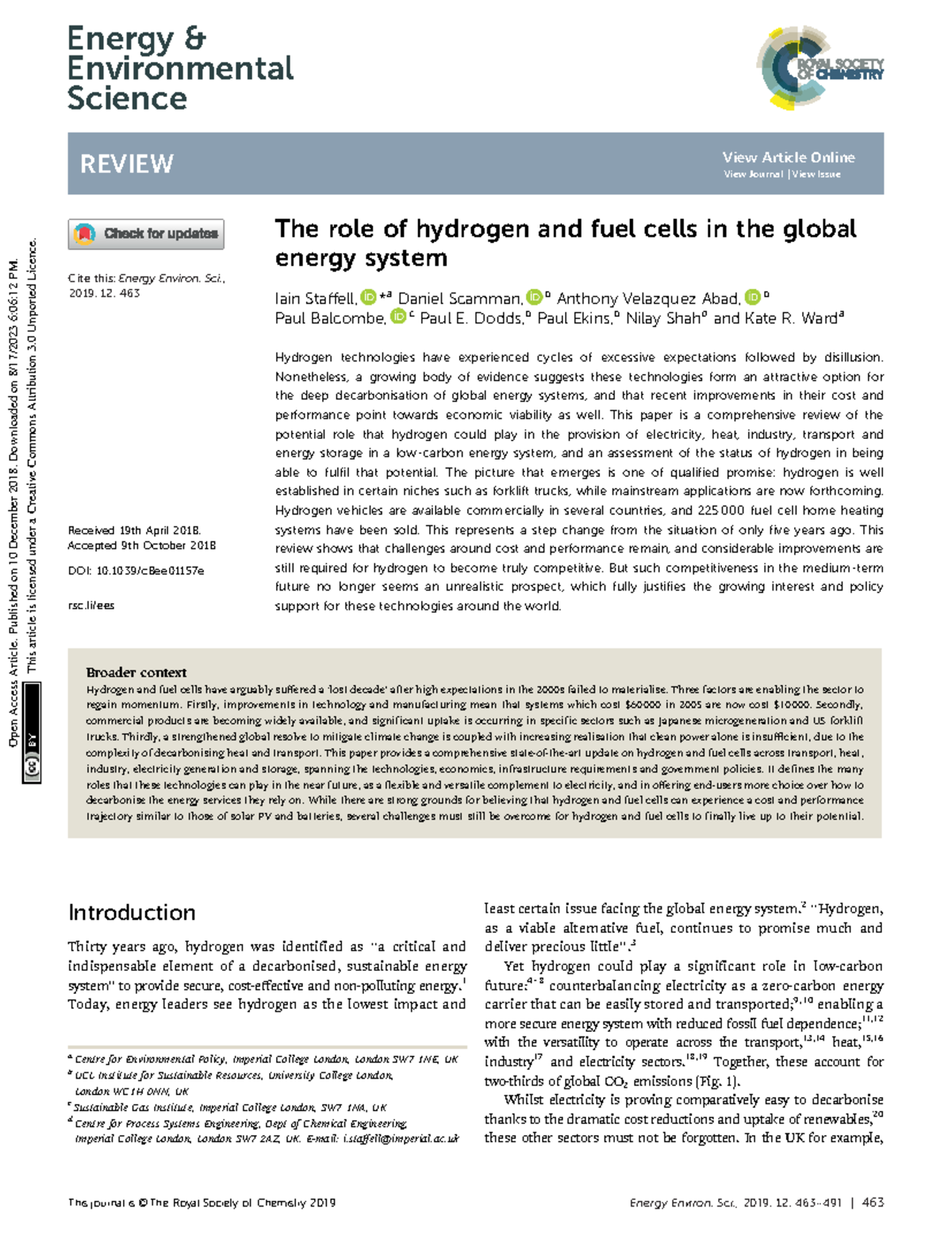 2 Role of Hydro - fgggh - This journal is © The Royal Society of ...