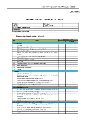 Contoh laporan audit - REKOD PINDAAN PROSEDUR KUALITI BIL. NO. KELUARAN ...