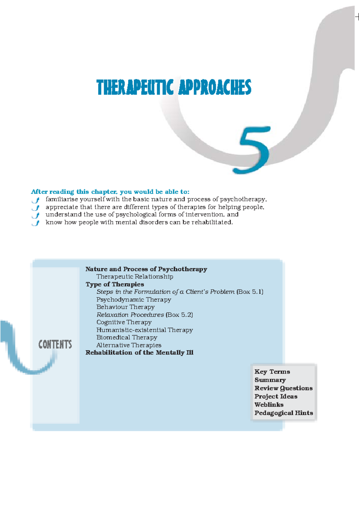 Chapter 5 - study - Chapter 5 • Therapeutic Approaches 89 ...