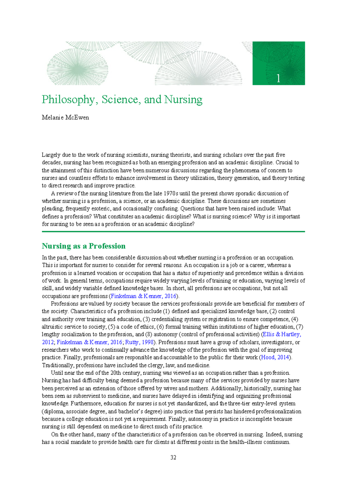 TFN Book-32-49 (2024-25) - 1 Philosophy, Science, and Nursing Melanie ...