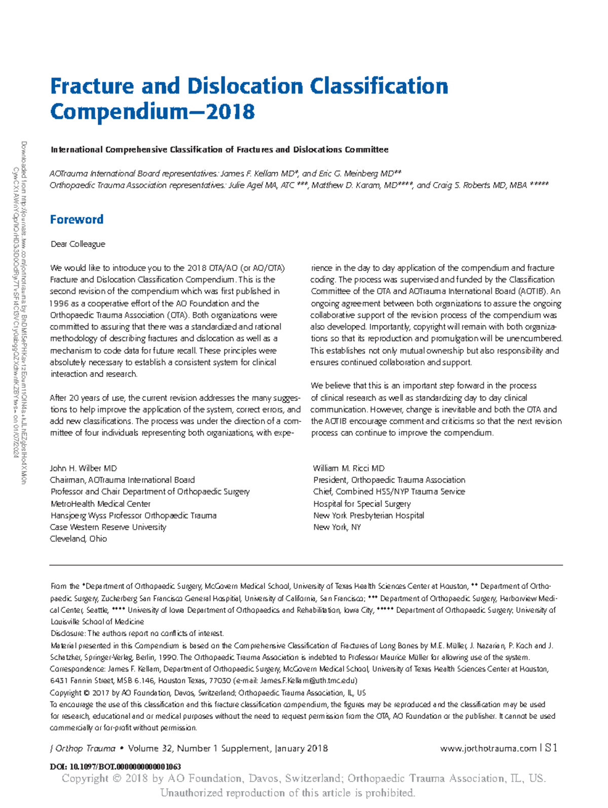 Fracture and dislocation classification - Fracture and Dislocation ...