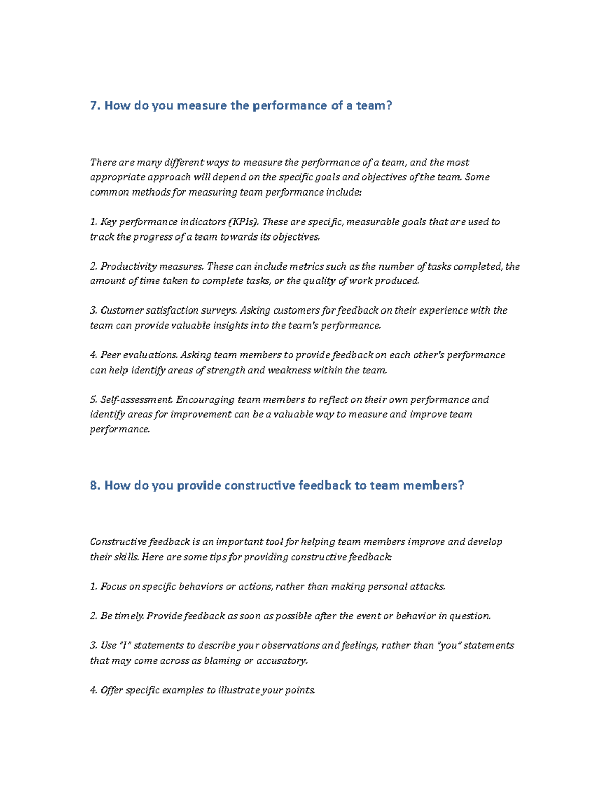 Management 2 7 How Do You Measure The Performance Of A Team There management-2-7-how-do-you-measure-the-performance-of-a-team-there