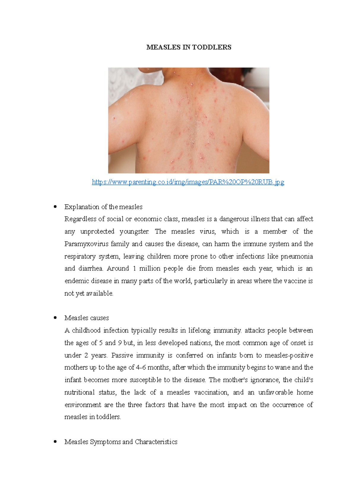 Measles In Toddlers - MEASLES IN TODDLERS parenting.co/img/images/PAR ...