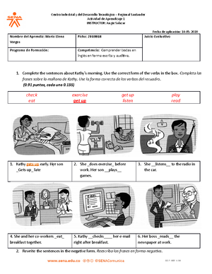 My English Lab- Unite 8 | Answer of all - Ingles Avanzado - Studocu
