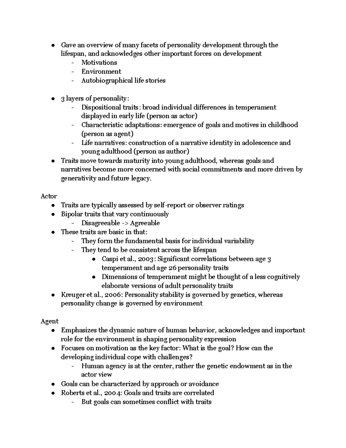 Article 5 Review - Lecture Notes - Gave an overview of many facets of ...