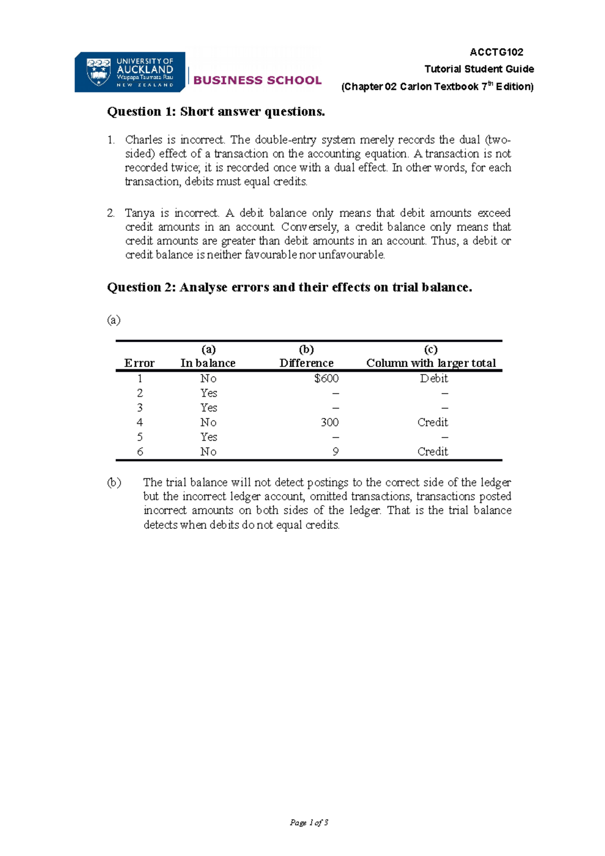Week 03 Chapter 02 Tutorial 03 Student Guide - ACCTG Tutorial Student ... Week 03 Chapter 02 Tutorial 03 Student Guide - ACCTG Tutorial Student ...