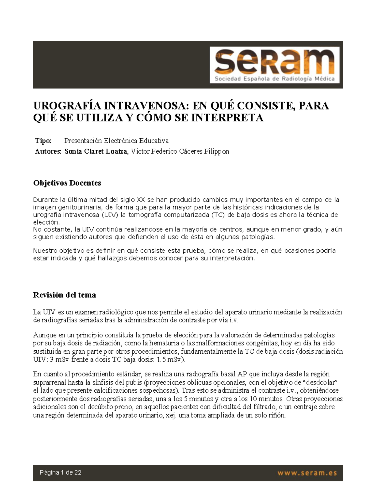 Urografía Intravenosa EN QUÉ Consiste, PARA QUÉ SE Utiliza Y CÓMO SE ...