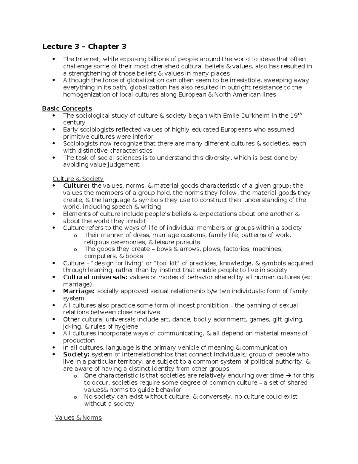 Lecture 3 Chapter 3 Textbook Outline - Lecture 3 Chapter 3 The Internet ...