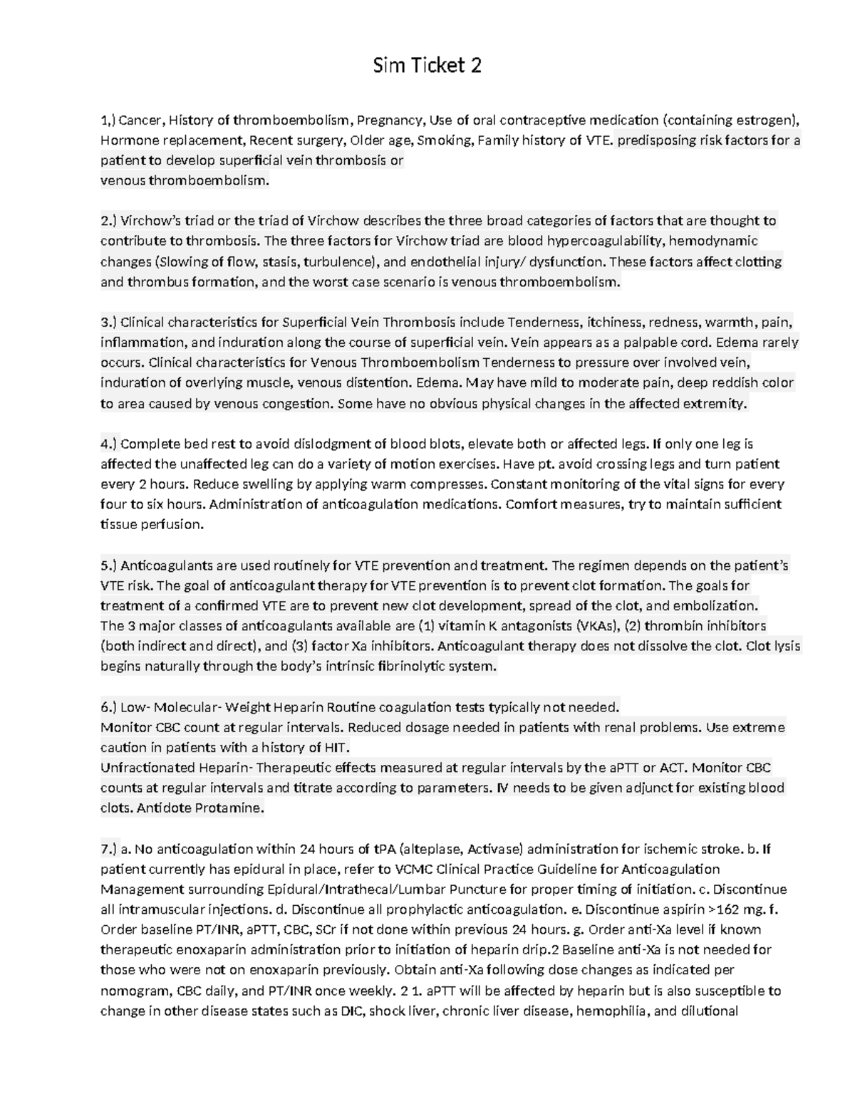 Sim Ticket 2 - sim - Sim Ticket 2 1,) Cancer, History of ...