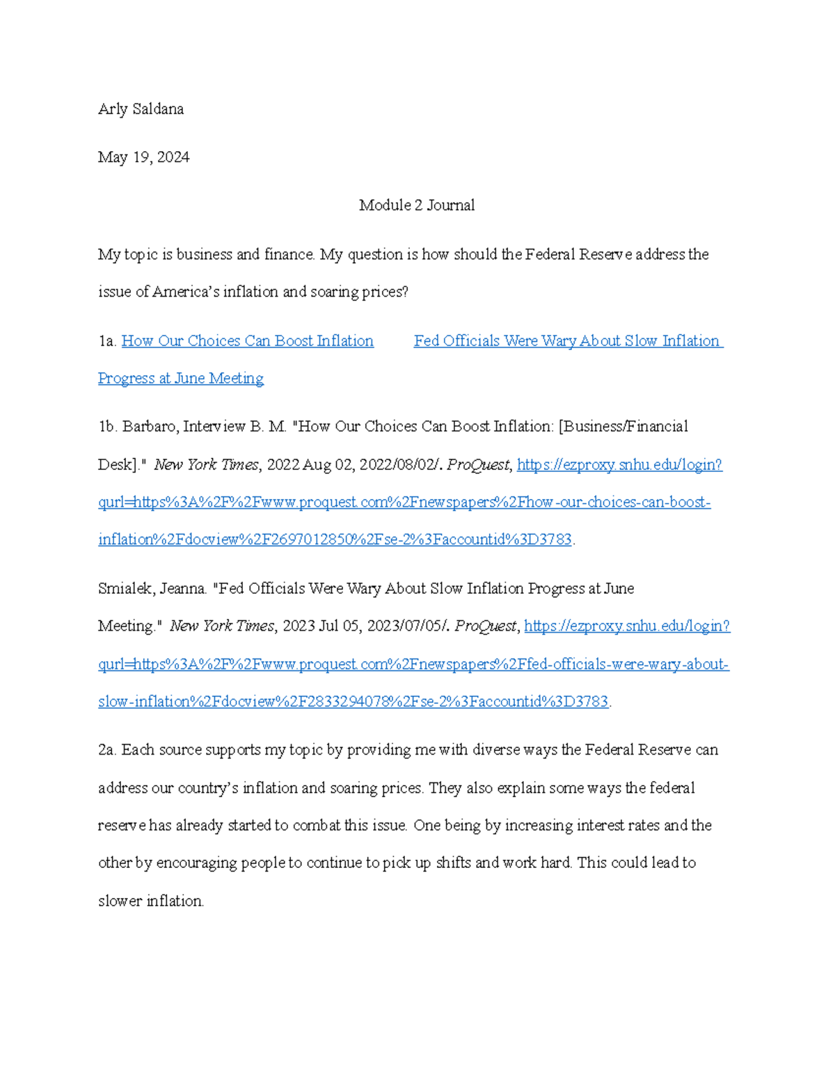 Module Two Journal - Arly Saldana May 19, 2024 Module 2 Journal My ...