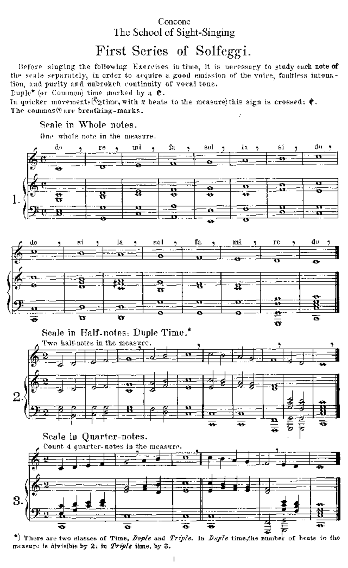 Concone giuseppe the school of sight singing - English language ...