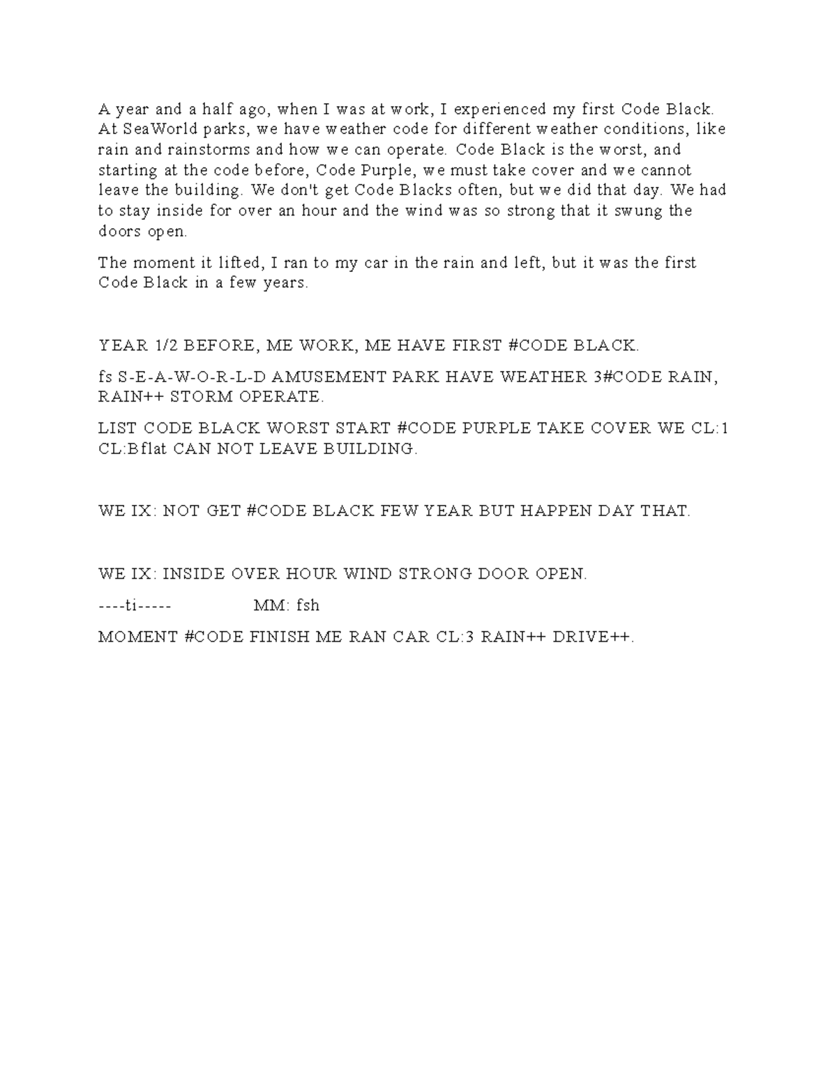 EXP V1 - Video assignment for for Intermediate American Sign Language ...