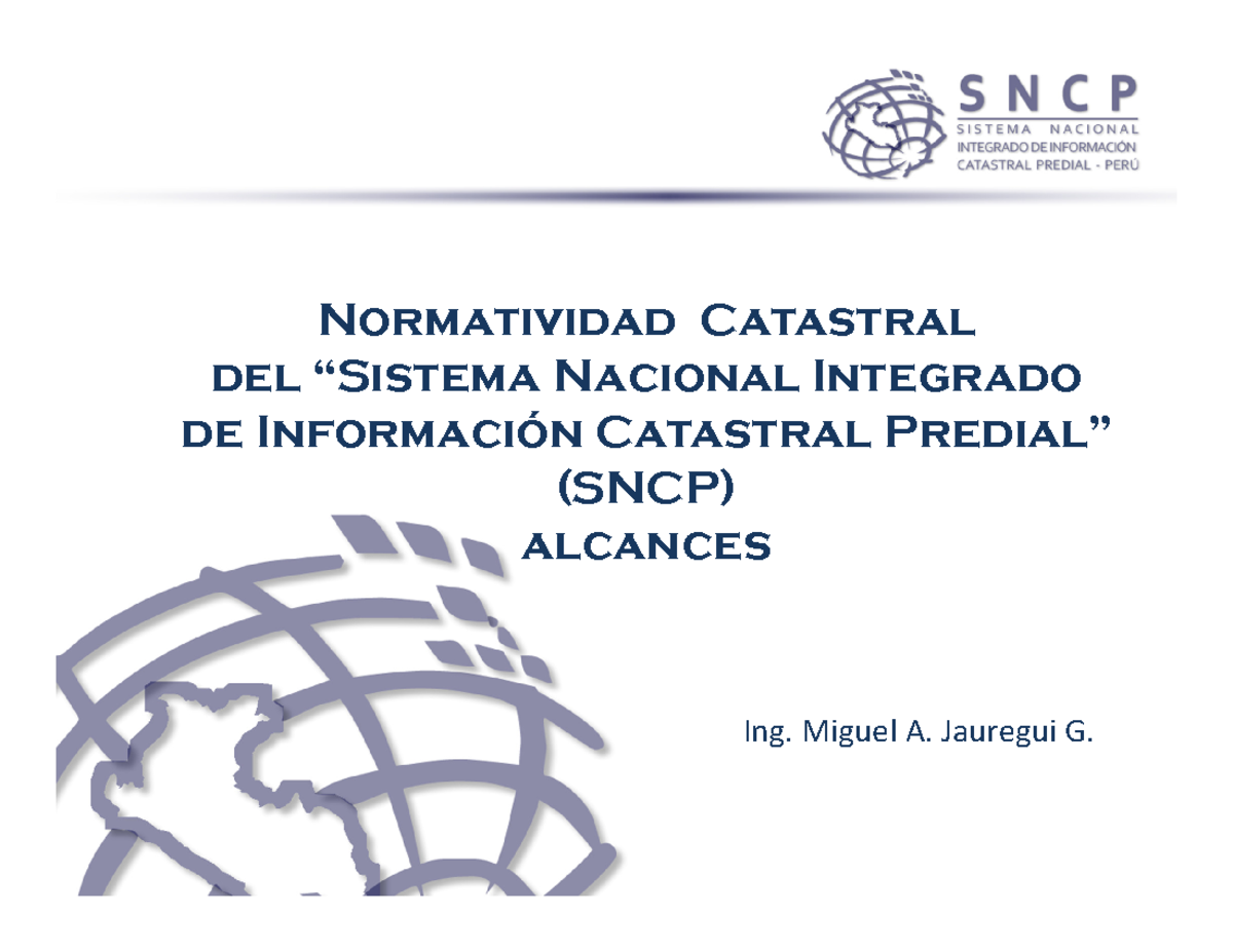 01 Normatividad SNCP - Apuntes 1 - - Studocu