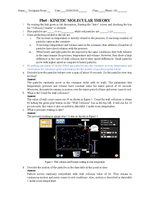 Lab 3a pdf Exploring the behaviour of Gases - Exploring the behaviour ...