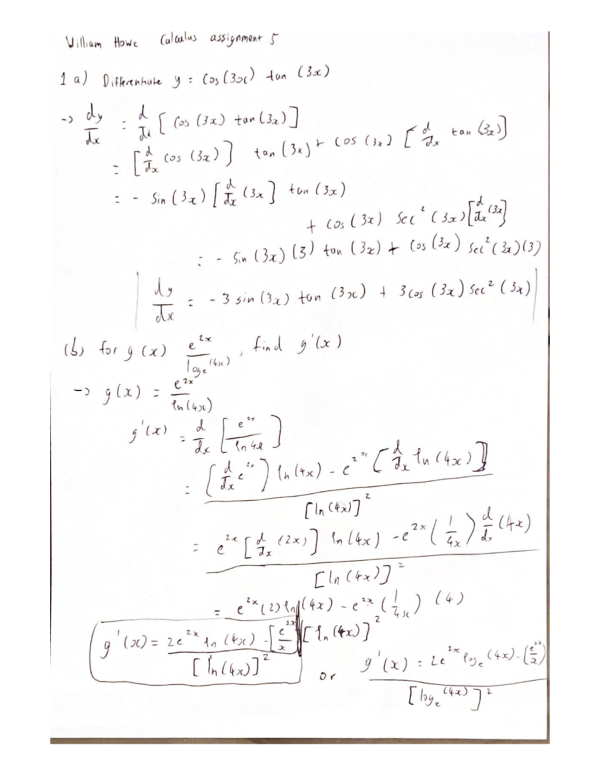 Calc Assignment 5 - calc solution - MAST10006 - Studocu