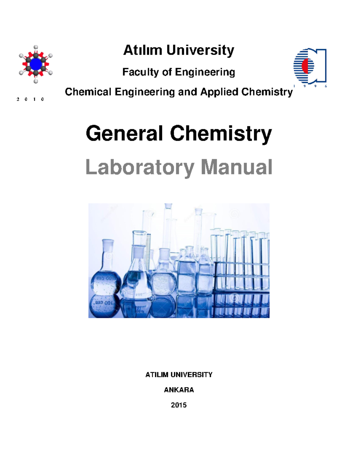 Chemical Engineering General Chemistry Laboratory Manual - Studocu
