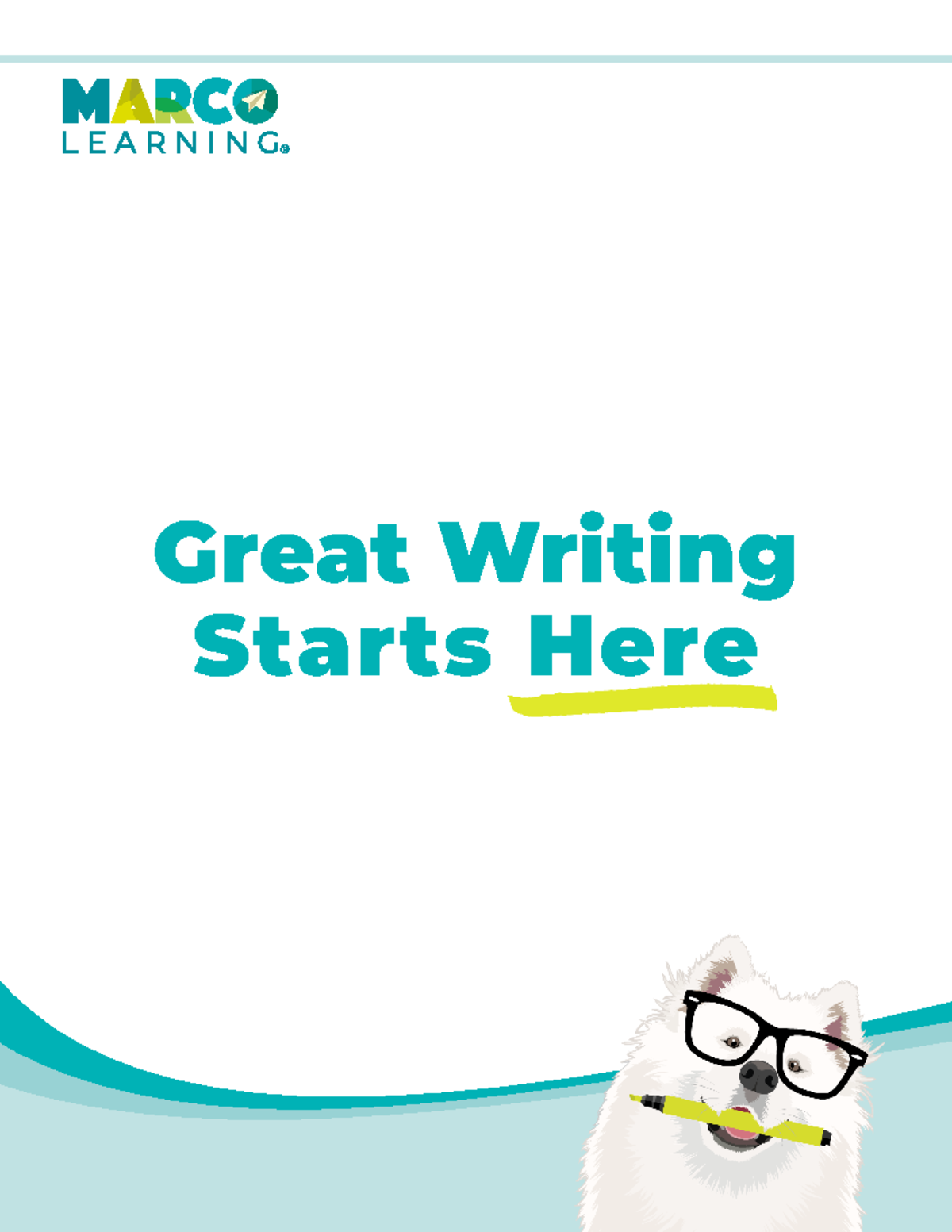 Marco Learning School Partnerships Brochure - Great Writing Starts Here ...