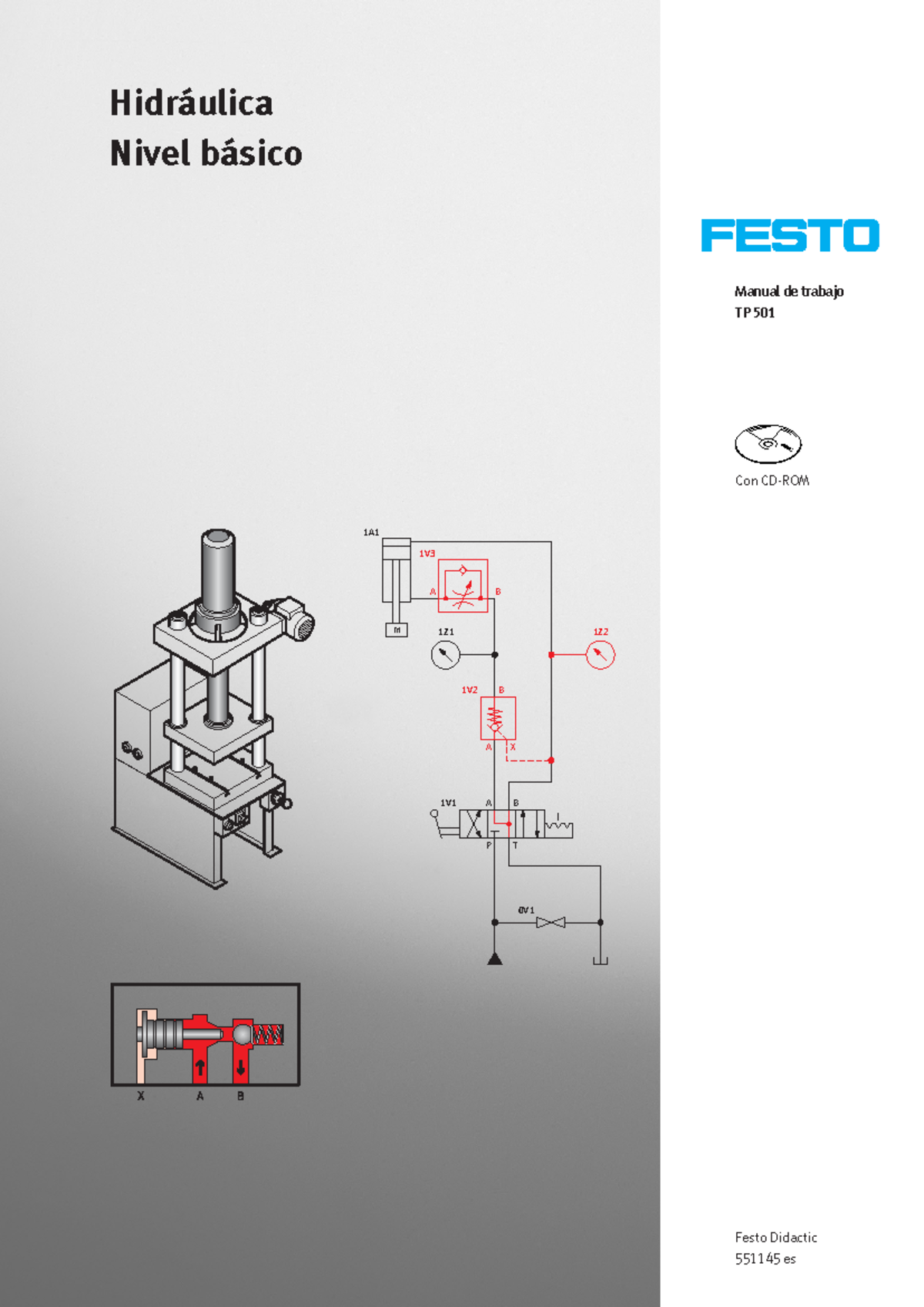 Festo Hidráulica Basica - Manual de trabajo TP 501 Con CD-ROM Festo ...