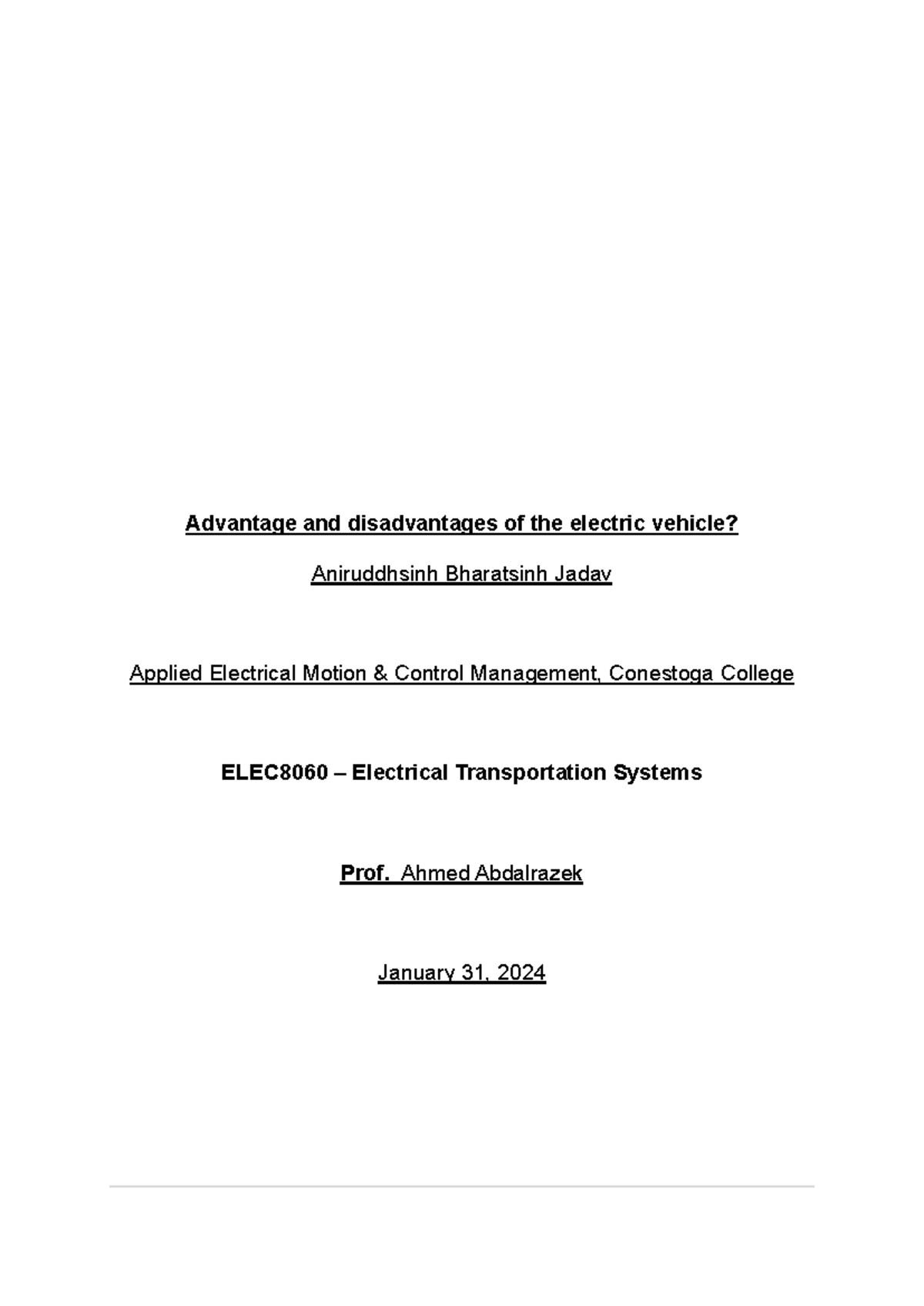 Advantage and Dis-advantage of EV - Advantage and disadvantages of the ...