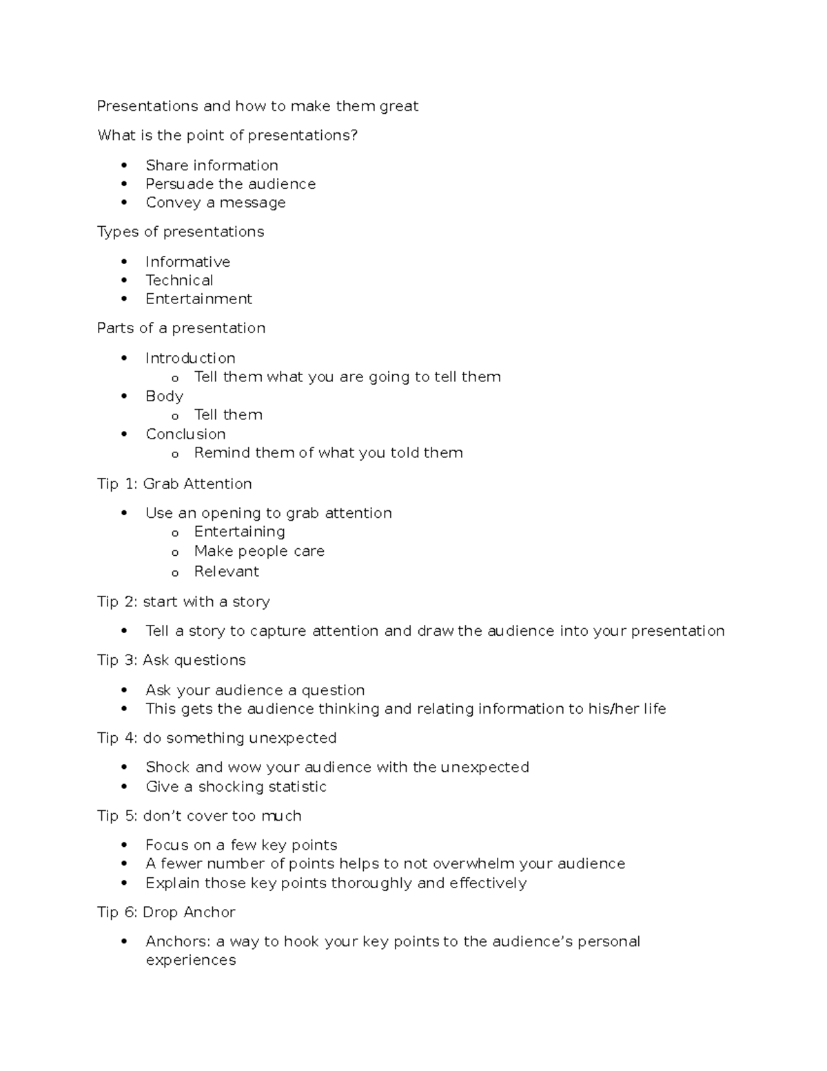 AG Comm 1-23 - Class notes that are great for the final - Presentations ...