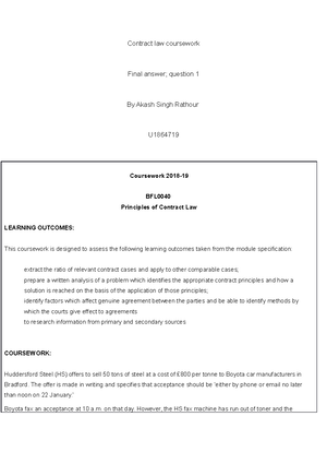 Contract Revision - Damages - mitigation notes Mitigate meaning ...