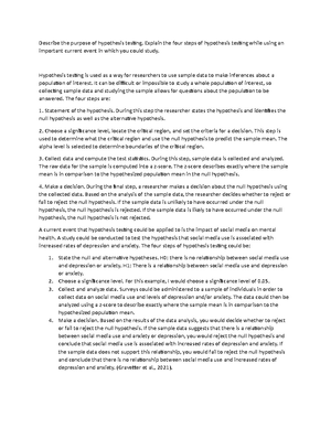 PSY-380 Benchmark-Project 2 Article Analysis - Benchmark Project 2 ...