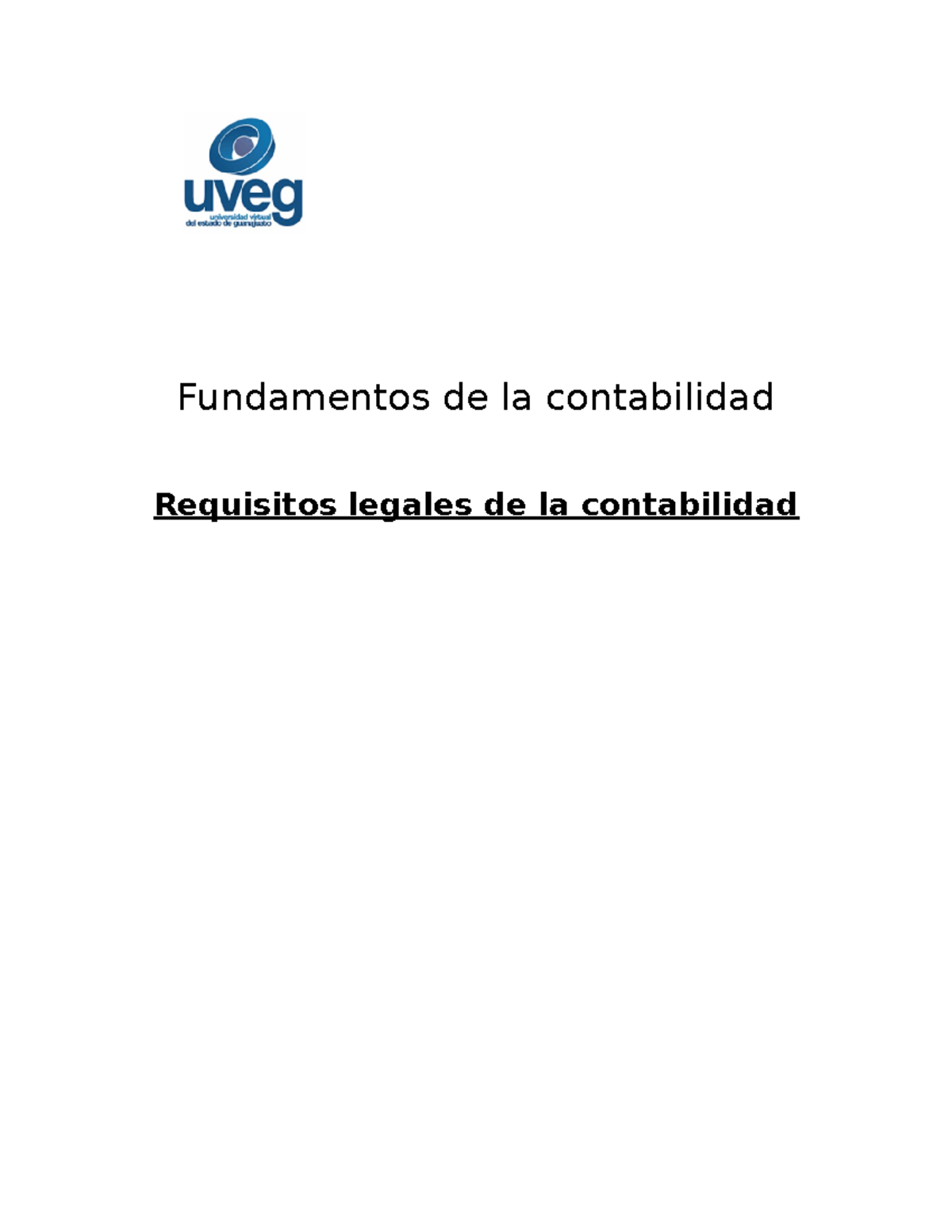 Requisitos legales de la contabilidad - Fundamentos de la contabilidad ...