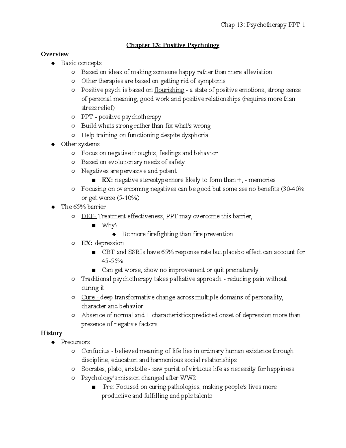 Chapter 13 Positive Psychology - Chapter 13: Positive Psychology ...