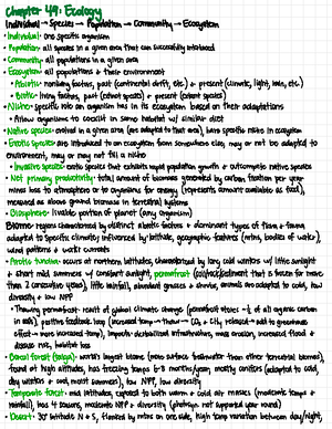 Ex 5 Digital Lab Notebook - Digital Lab Notebook BioCORE™ Lab Notebook Ex 5: Ecology and Intro ...