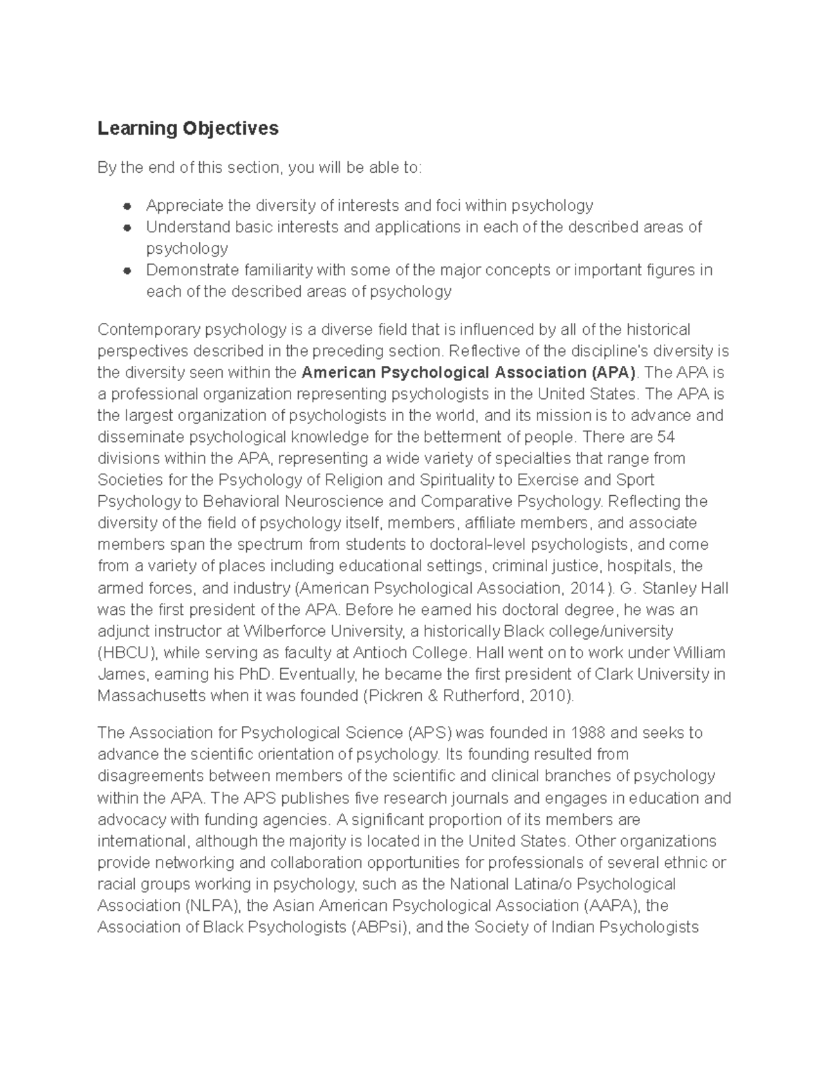 Learning Objectives - its a summery on the lesson chapter - Learning ...