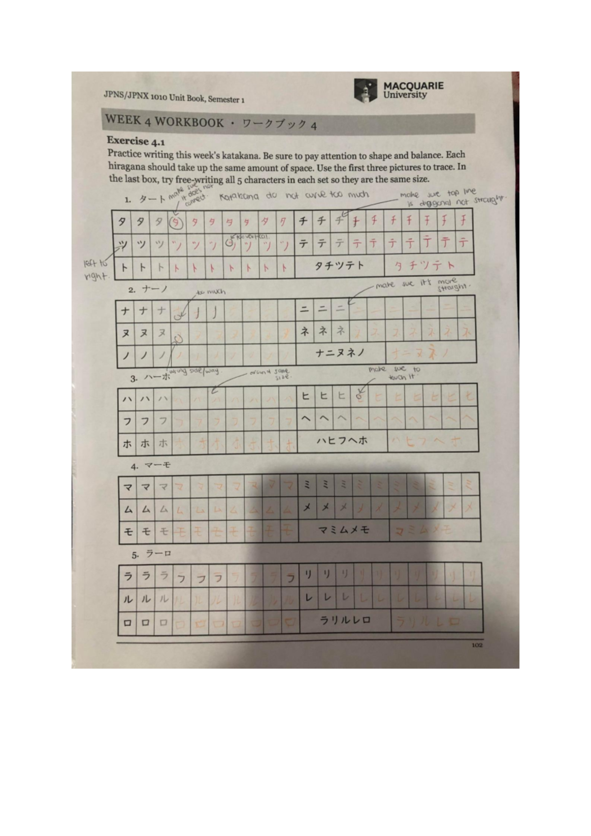 JPNX W4 - JPNX Workbook 4 - JPS101 - Studocu
