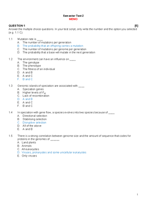 Futuyma + Kirkpatrick Ch3-notes - Some people are thrilled by snakes ...