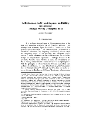 Regina v Dudley Stephens Anatomy of a Show Trial - Beijing Law Review ...