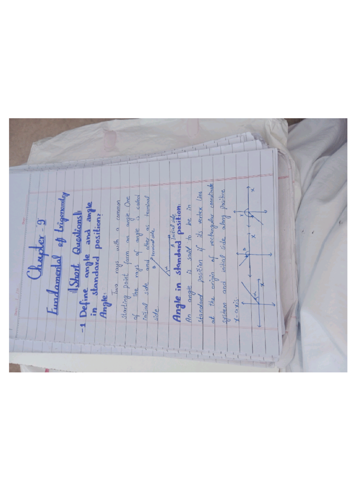 Chapter 09 Maths Notes Mathematics Studocu