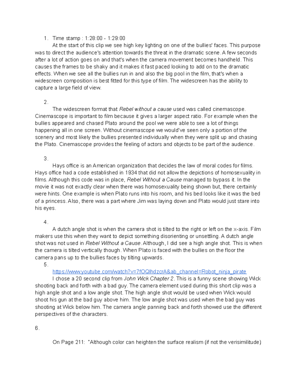 Sip Rebel without a cause - Time stamp : 1:28:00 - 1:29: At the start ...