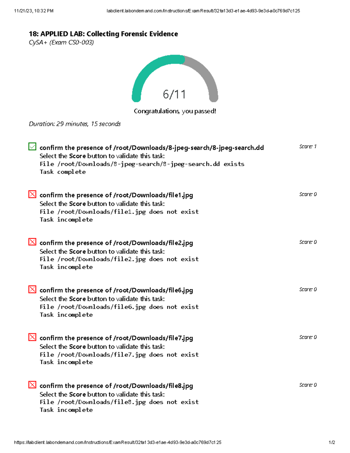 Collecting Forensic Evidence - 11/21/23, 10:32 PM - Studocu