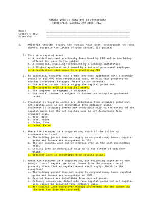 Auditing Theory - Test of Controls Procedure - CPA REVIEW SCHOOL OF THE ...