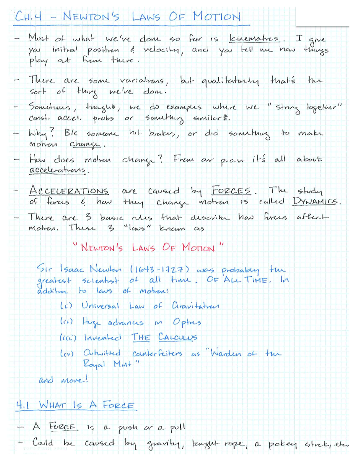 5 - Newton s Laws - vree - MACS1 110 - Studocu