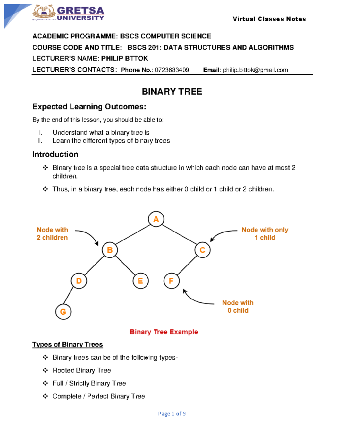 Lecture 5 - Notes Template FOR Virtual Classes - Virtual Classes Notes ...