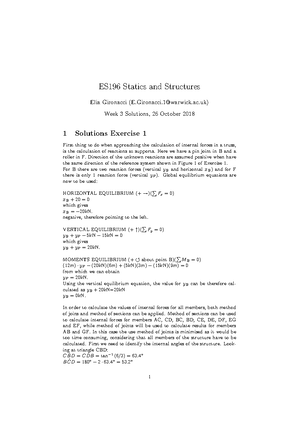 Truss Lab Briefing 2020 - School of Engineering Updated EG April 2020 ES196 Statics and ...