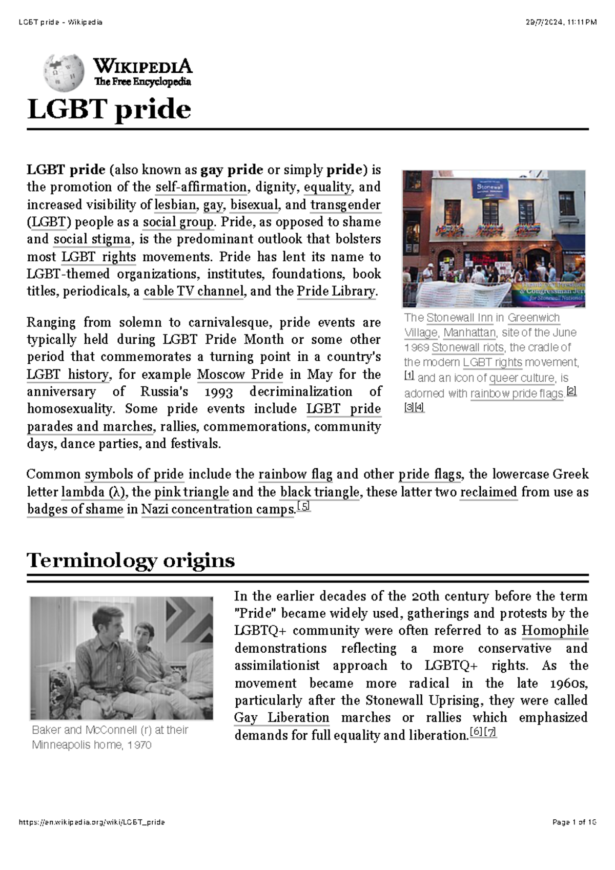 LGBT pride - Wikipedia - Xfw weft fwd - LGBT pride - Wikipedia 29/7 ...