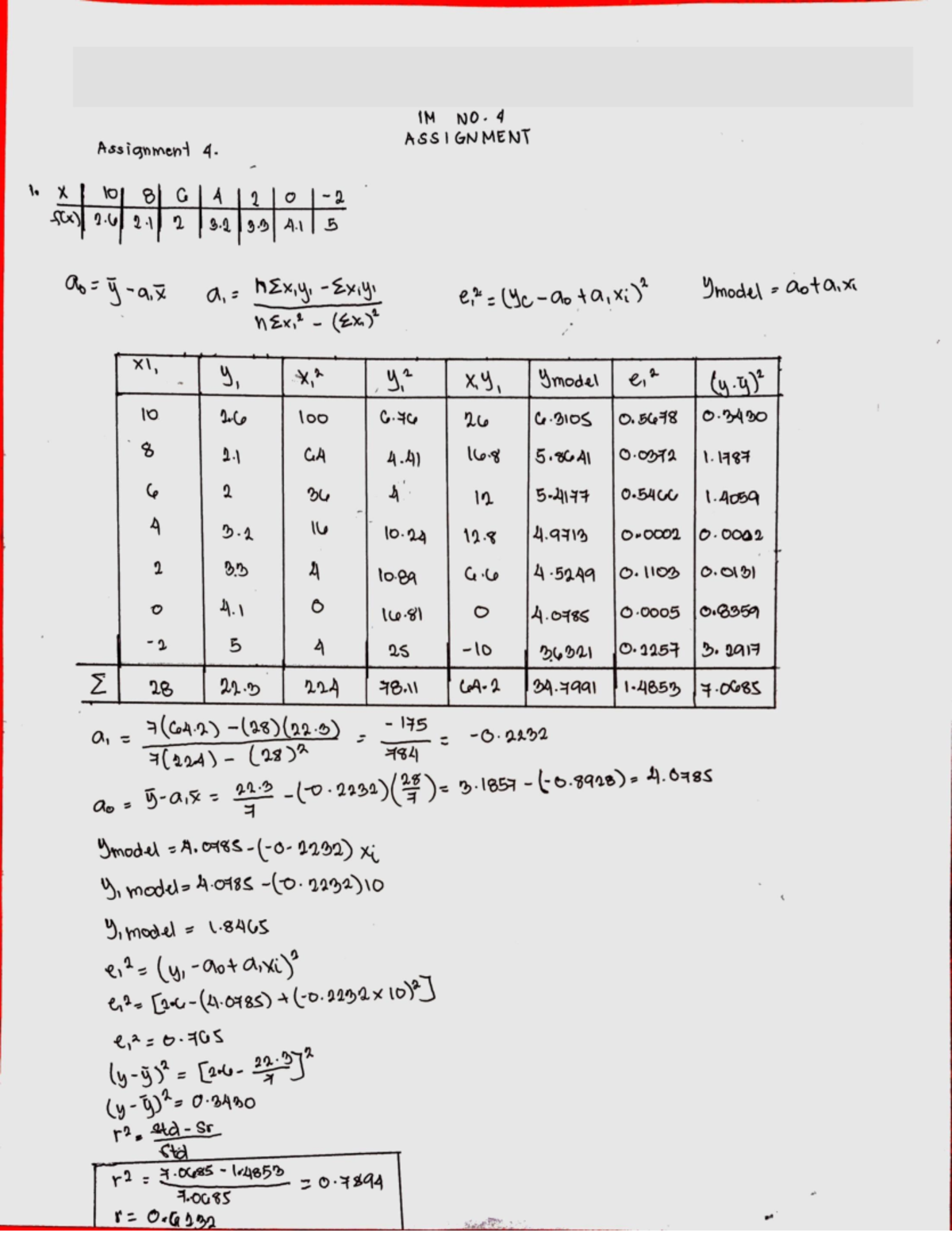 Advanced Mathematicsfor ME IM04 Assignment 4 - AVVhPCE MÅThEMhÄlCS 2 ME ...