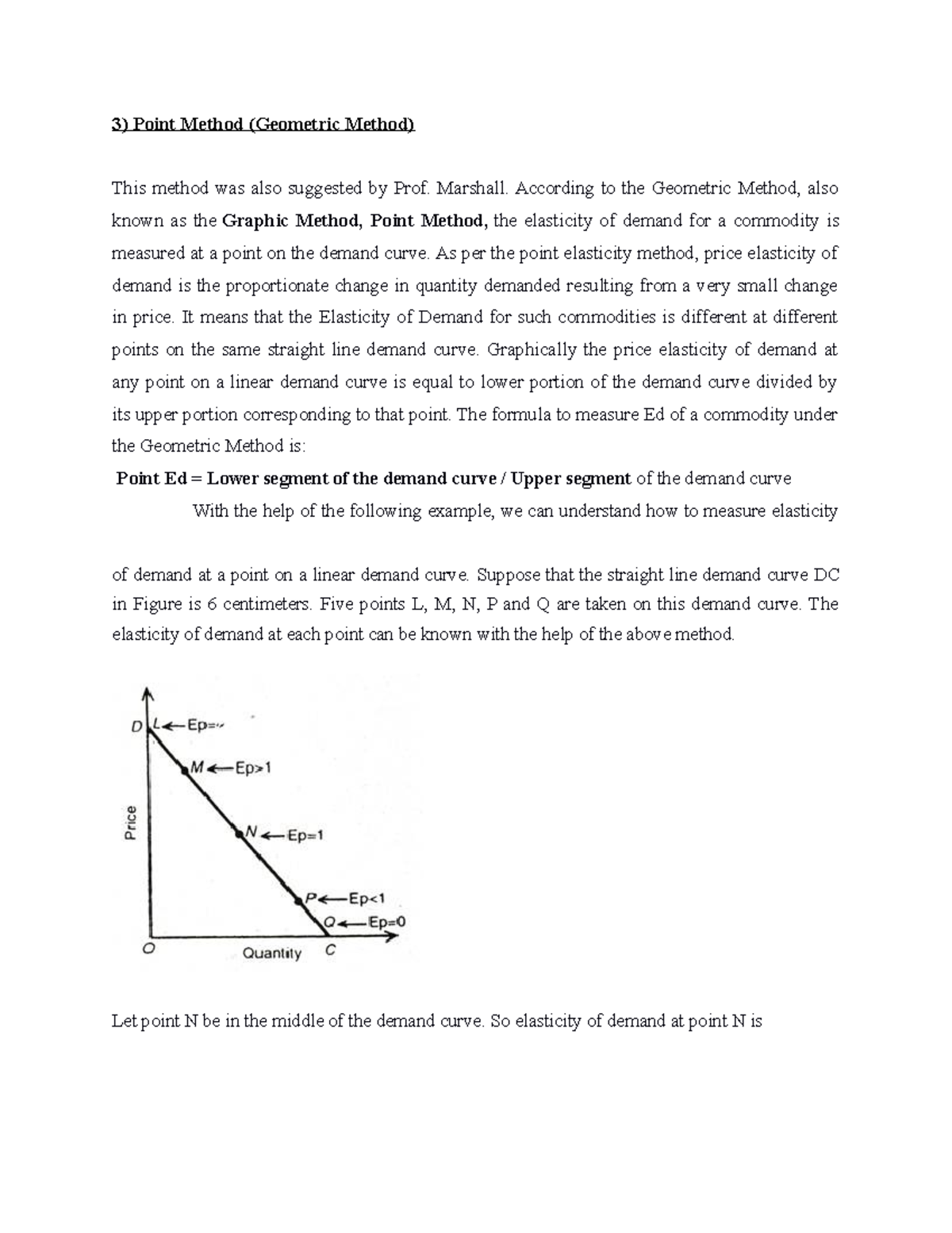 Point Method - Marshall. According to the Geometric Method, also known ...