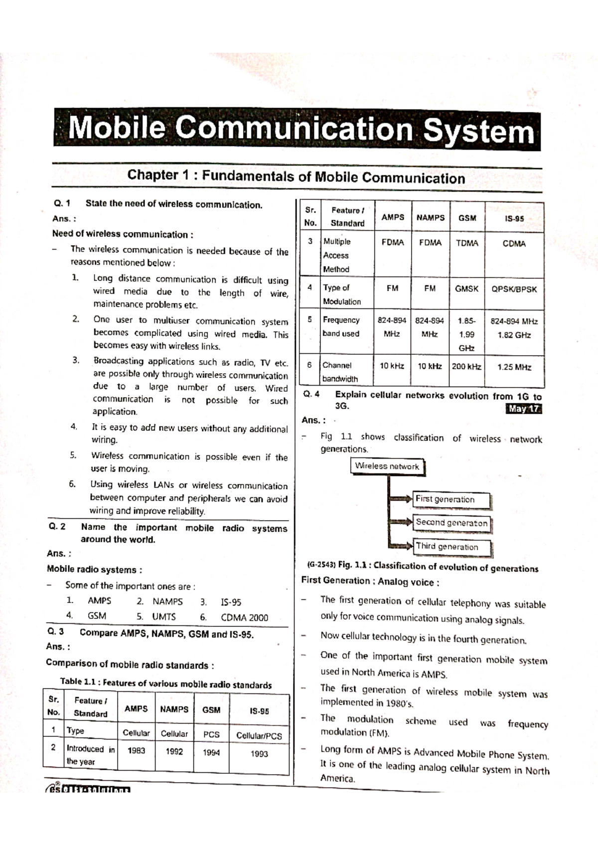 MCS easy solution - Mobile Communication System - Studocu