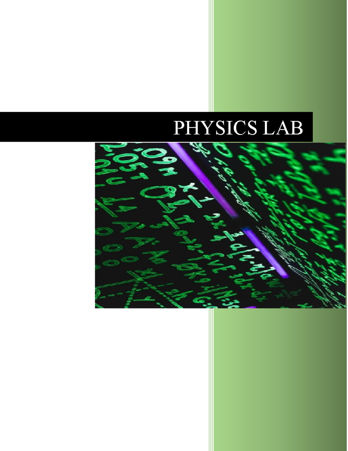 Centripetal Force - Physics Lab - PHYSICS LAB 1 - Alfreeh Abdullah ...