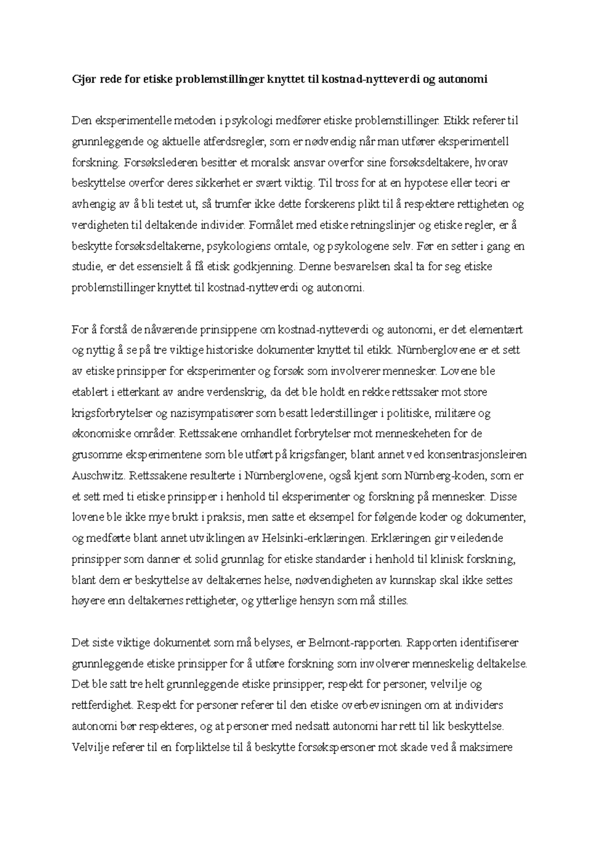 Etiske problemstillinger - Etikk referer til grunnleggende og aktuelle ...