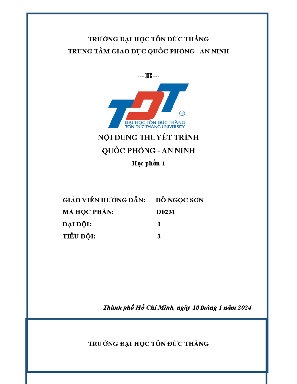 Hp2-Tiểu đội 2 - dsadsa - ####### TRƯỜNG ĐẠI HỌC TÔN ĐỨC THẮNG ...